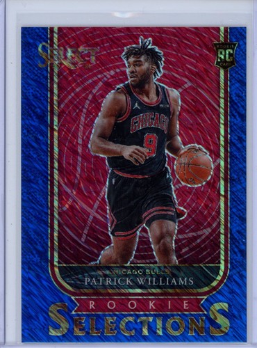 2020 Panini Select #12 Patrick Williams Rookie Selections Blue Shimmer ...
