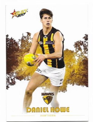 2017 FOOTY STARS HAWTHORN HAWKS DANIEL HOWE #120 CARD afl select | eBay ...