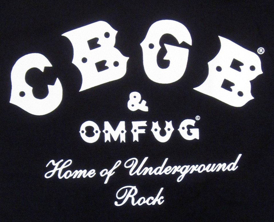 CBGB OMFUG T-shirt Punk Rock CBs Underground Tee Adult Men's Black New ...