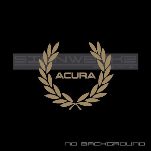 Acura Racing Wreath Decal Sticker Type S vtec tlx rl rdx mdx rsx ilx ...