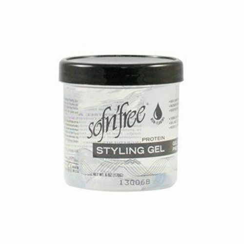 SOF N FREE NON FLAKING PROTEIN STYLING GEL CLEAR -ALL SIZES-FAST UK ...