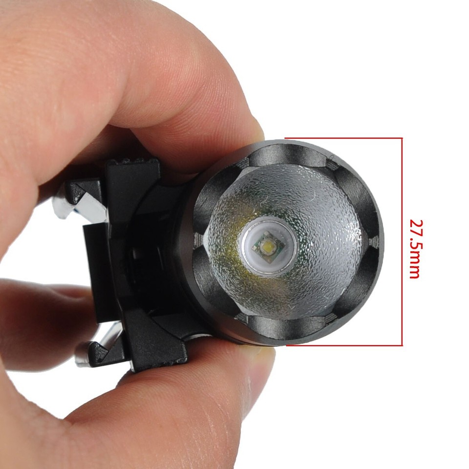 Tactical Pistol LED Gun Flashlight Torch Handgun Light for 20mm ...
