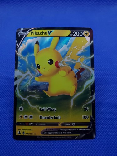 2021 Pokemon Pikachu V Fusion Strike Ultra Rare 86/264 | eBay