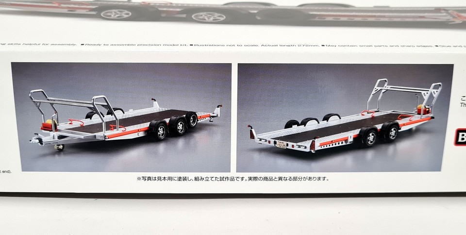 Aoshima 1/24 Brian James Trailer A4 Car Transporter Build Yourself ...