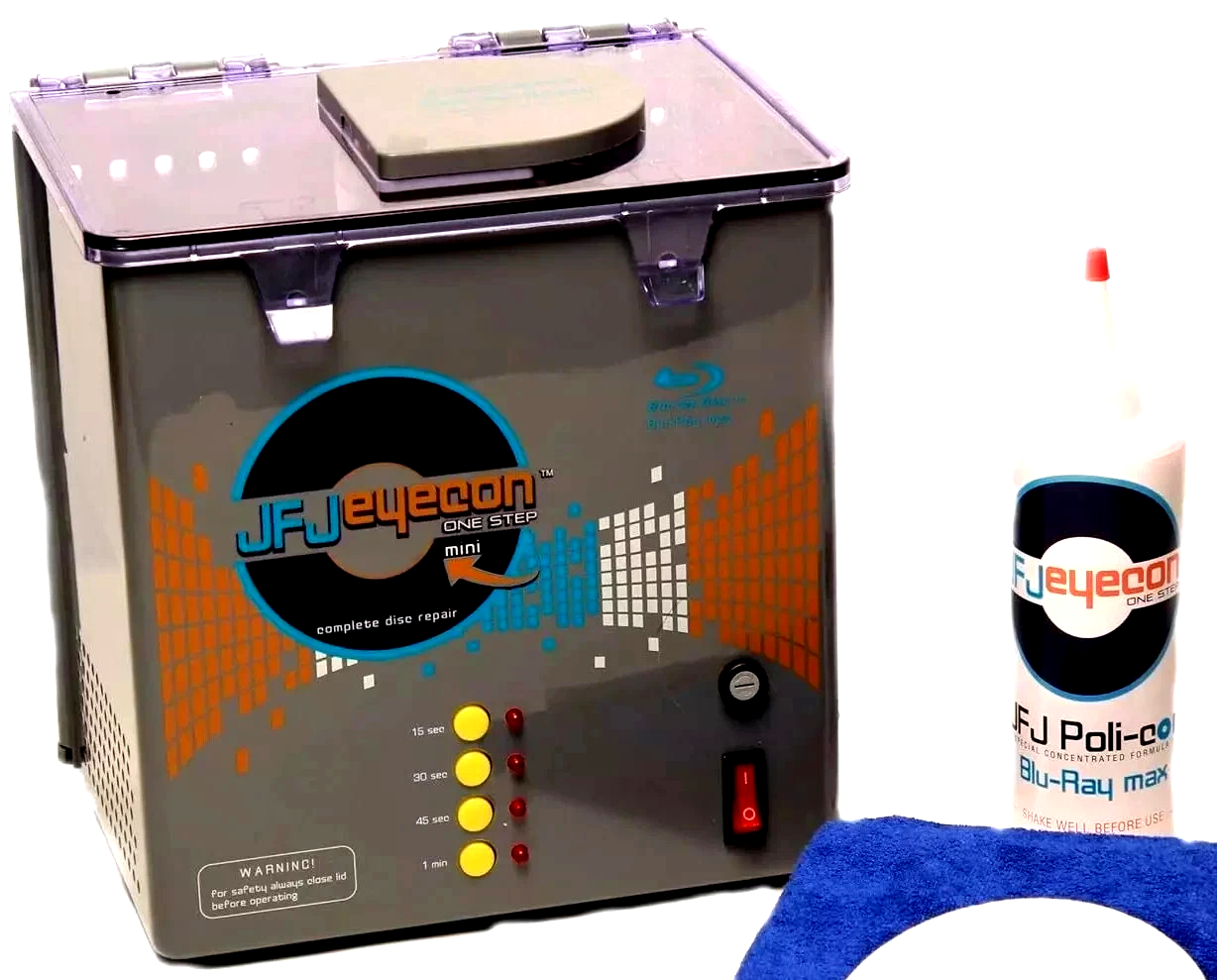 JFJ One-Step Eyecon Mini Video Game, CD, DVD, Blu-Ray Repair Machine ...