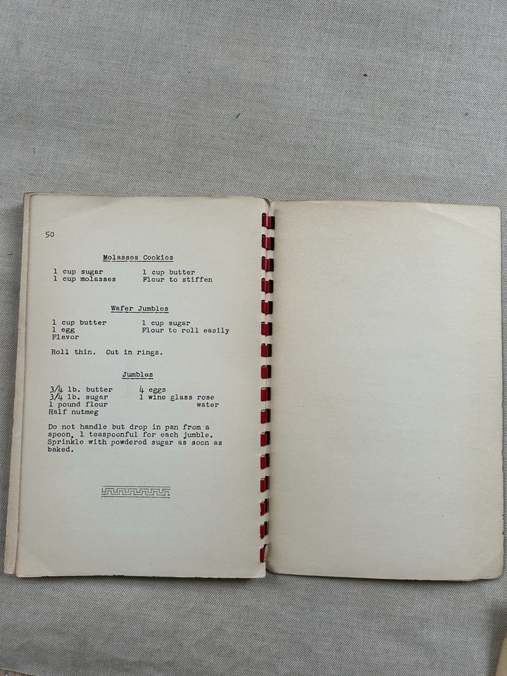 1700-1950 Jersey Dutch Cookbook Bergen County NJ Paskack Valley Local ...