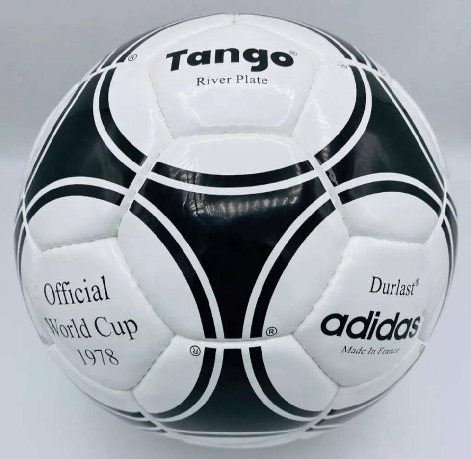 Adidas Durlast Tango River Plate FIFA World Cup 1978 Soccer Match Ball ...
