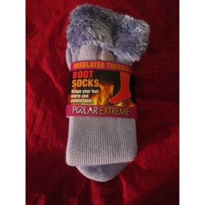 1 Pair Polar Extreme Insulated Thermal Boot Knee High Socks Women Made ...