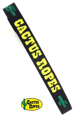 Cactus Ropes Elastic Lariat Rope Holder Strap Black & Yellow New | eBay