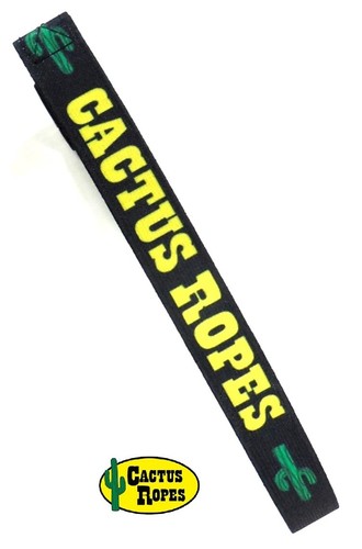 Cactus Ropes Elastic Lariat Rope Holder Strap Black & Yellow New | eBay