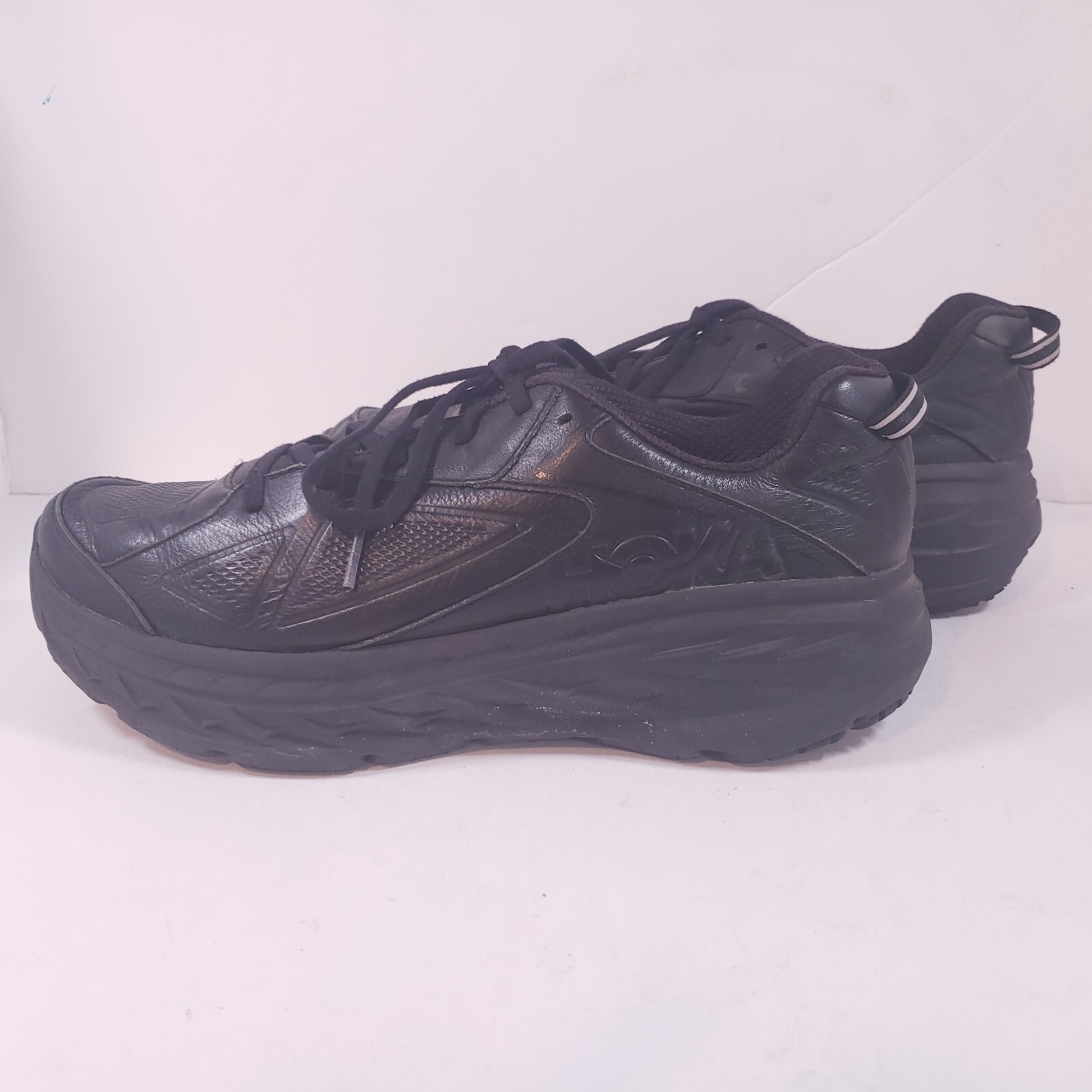 Hoka Men's One One Bondi Leather Walking Shoes Size 9… - Gem