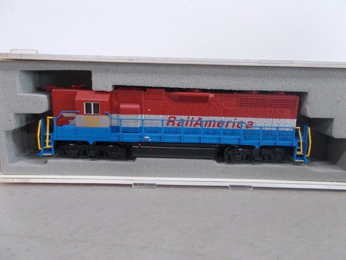 ATLAS ~ RAILAMERICA (NECR) GP-38 LOCOMOTIVE # 3869 ~DCC READY~N SCALE ...