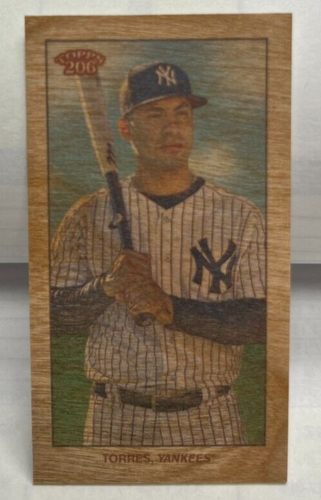Gleyber Torres 2023 Topps 206 High Series Wood Paper Stock SP /20 - NY ...