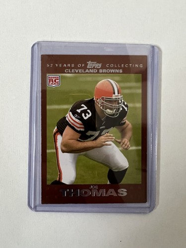 2007 Topps Football JOE THOMAS Rookie RC /2007 Cleveland Browns HOF SP ...