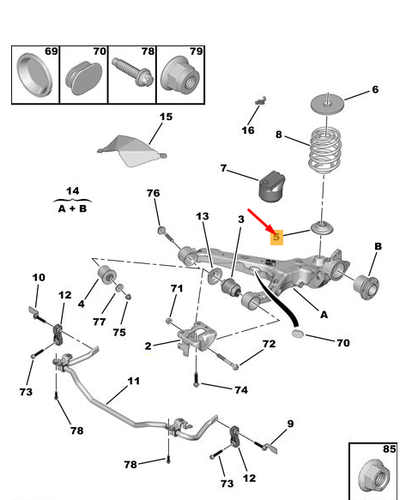 Coupelle inférieure de ressort arrière CITRO N JUMPY MK3 9812322280 | eBay