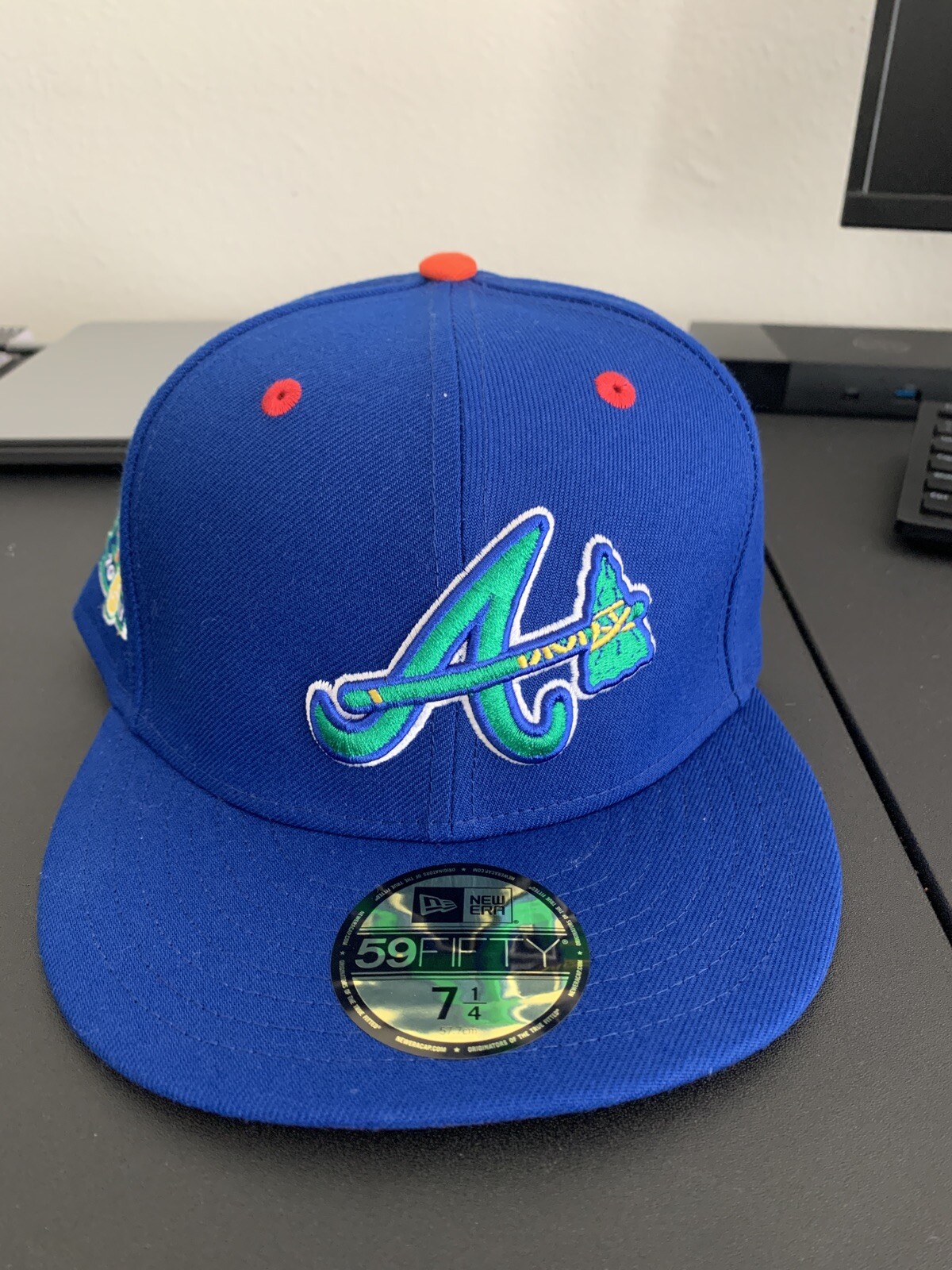 New Era 59fifty MLB Atlanta Braves Fitted Hat- Multi … - Gem