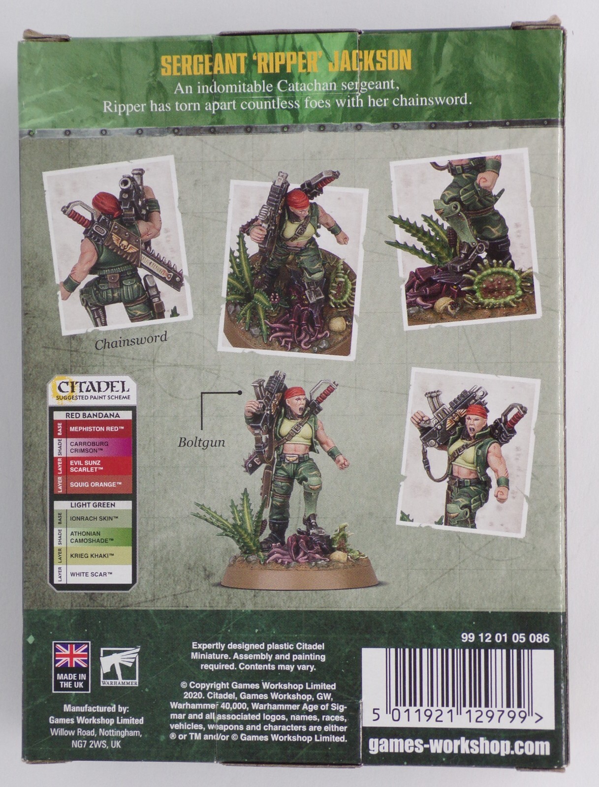 Games Workshop Warhammer 40k ASTRA Militarum Sergeant Ripper Jackson ...