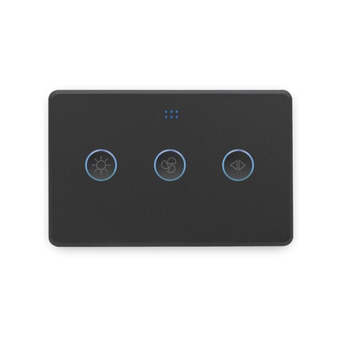 Deta Matte Black Grid Connect Smart Single Fan Speed Controller W ...