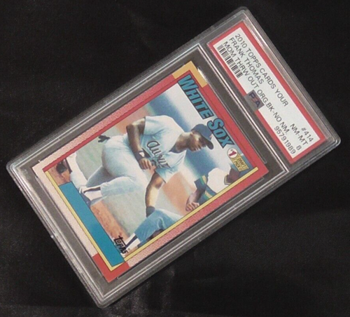 2010 TOPPS FRANK THOMAS Original Back CYMTO NO NAME NNOF PSA 8 #414 | eBay
