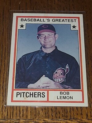 INDIANS BOB LEMON 1982 TCMA BASEBALL'S GREATEST PITCHERS #2 | eBay