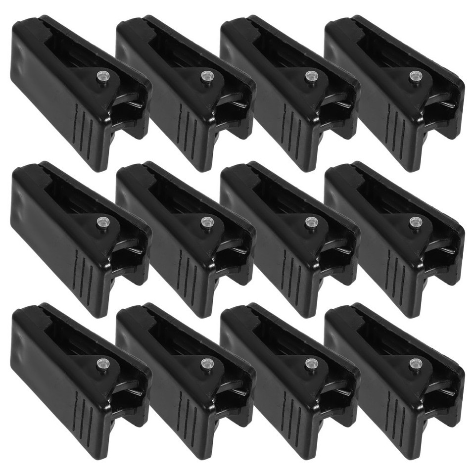 100pcs Self Adhesive Clips Plastic Clips Small Spring Clips Chest Card ...