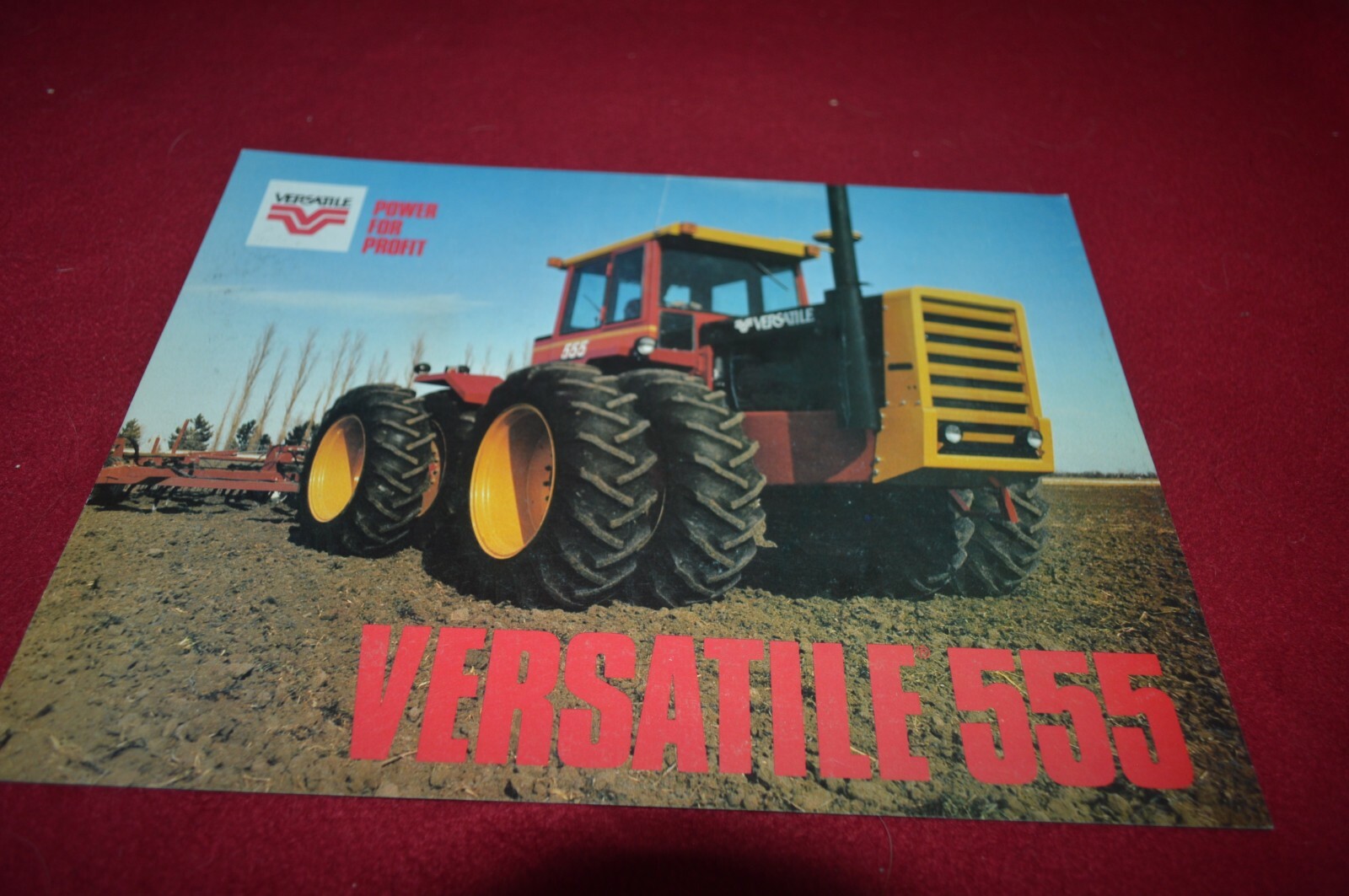 Versatile 555 Tractor Dealer's Brochure AMIL15 ver2 | eBay