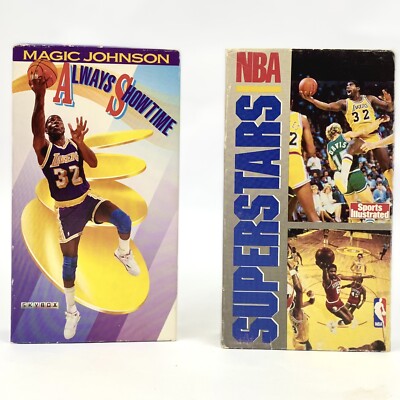 Magic Johnson Always Showtime & NBA Superstars VHS Tapes | eBay