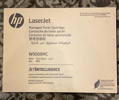 Genuine HP LaserJet E50145 MFP E52645 Black Managed Toner Cartridge ...