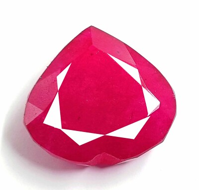 Natural Red Ruby Heart Shape Faceted 245-265 Ct Certified African ...