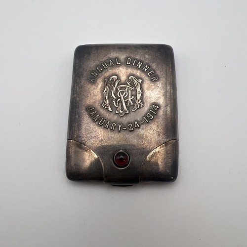 ANTIQUE 1914 STERLING SILVER MATCH SAFES VESTA CASE HOLDER | eBay