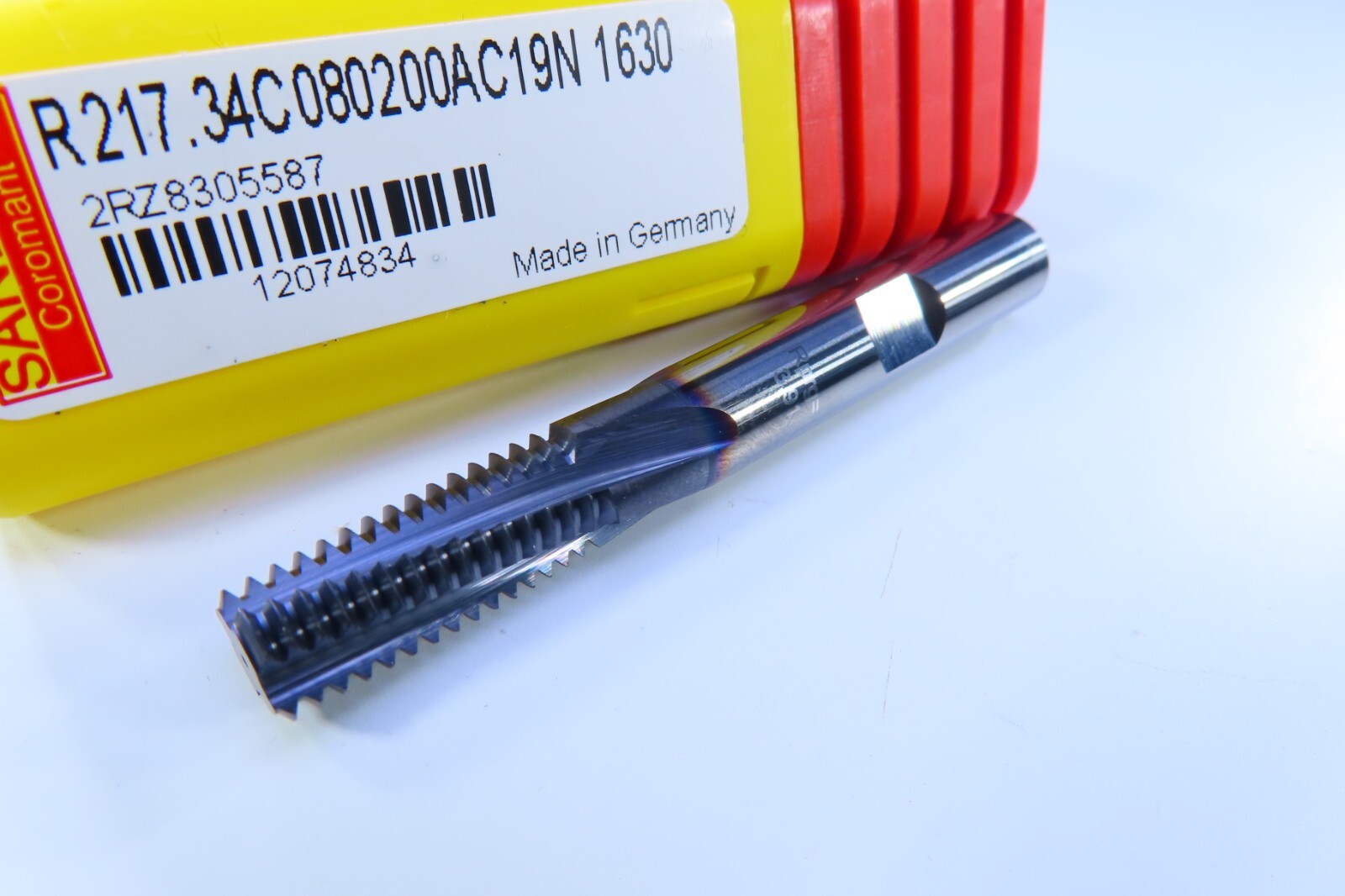 NEW 7/16-20 SANDVIK R217.34C080200AC19N 1630 PLURA CARBIDE THREAD MILL TOOL | eBay