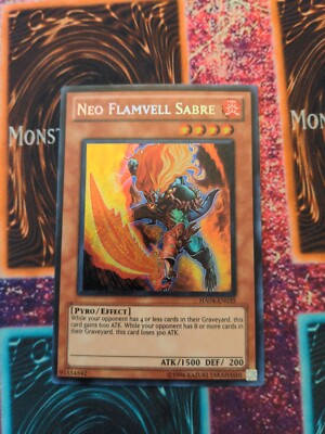 Yu-Gi-Oh! Neo Flamvell Sabre HA04-EN035 Unlimited Secret Rare NM | eBay