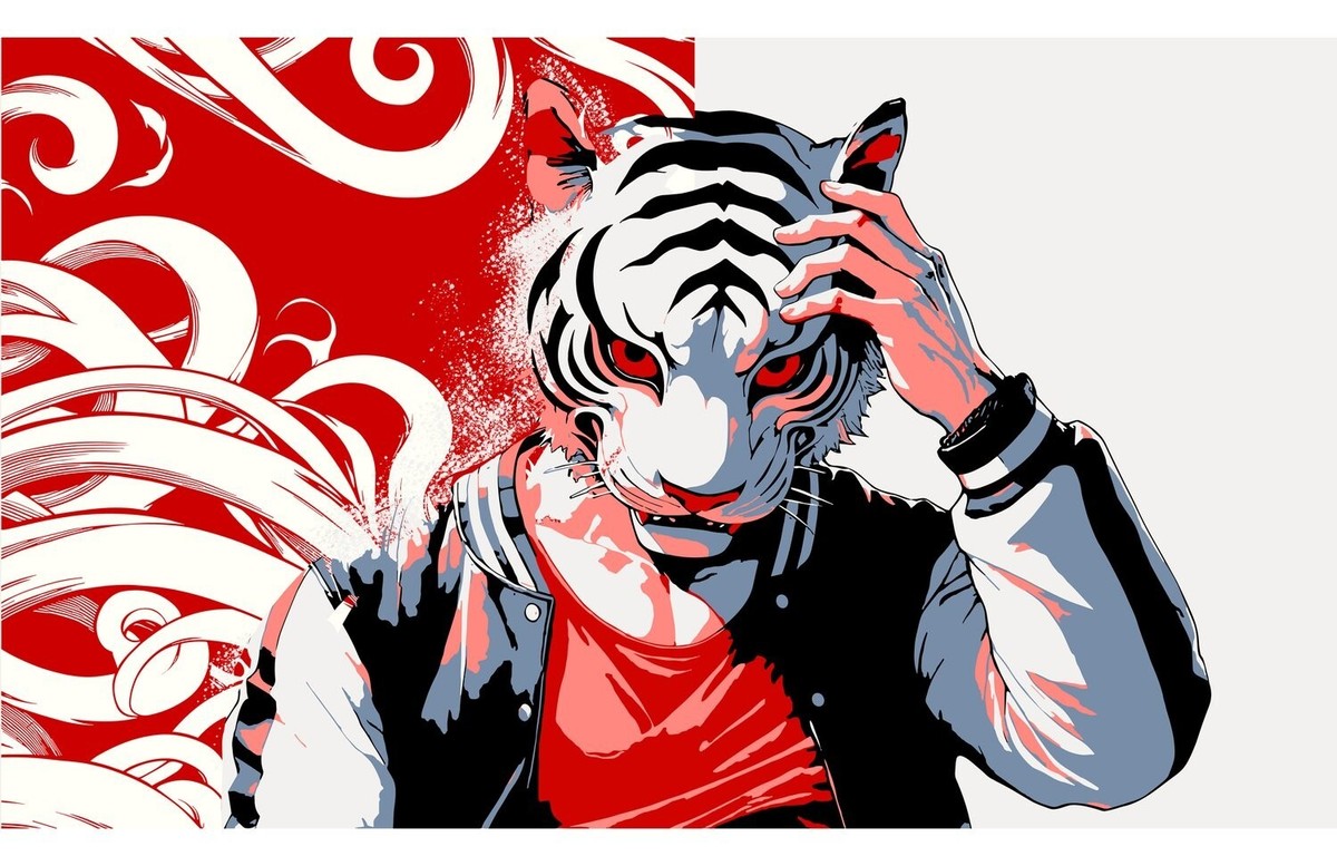 Aubrey Jacket Hotline Miami Mask