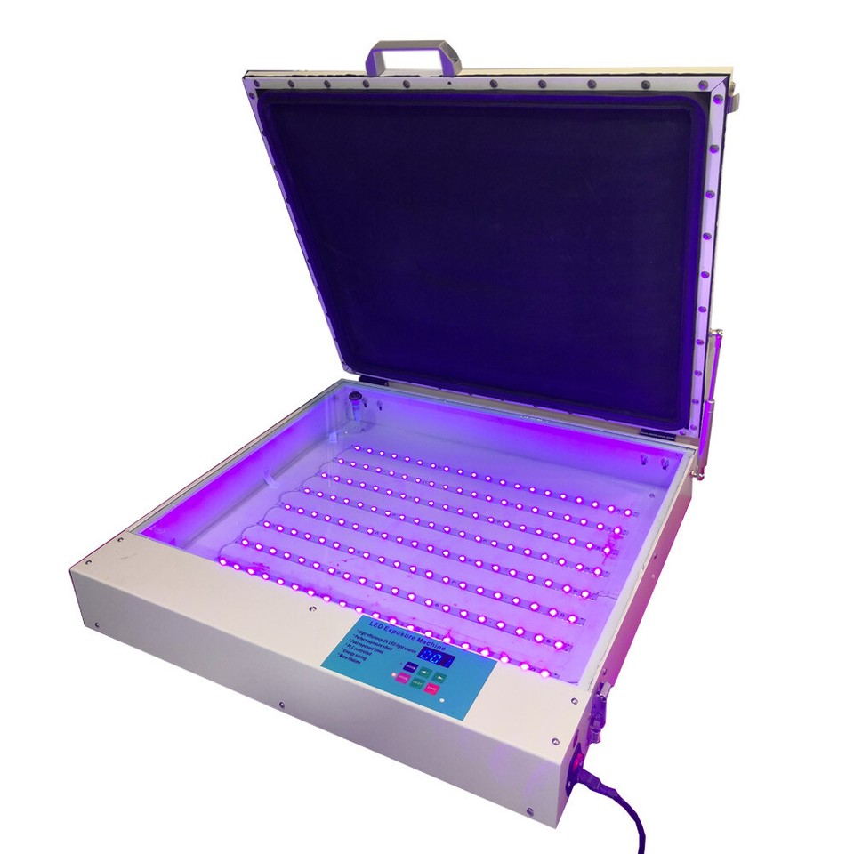 USA-20" x 24" 80W Vacuum LED UV Exposure Unit Precise Silk Screen ...