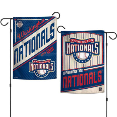 Washington Nationals Flag 12x18 Garden Style 2 Sided Cooperstown | eBay
