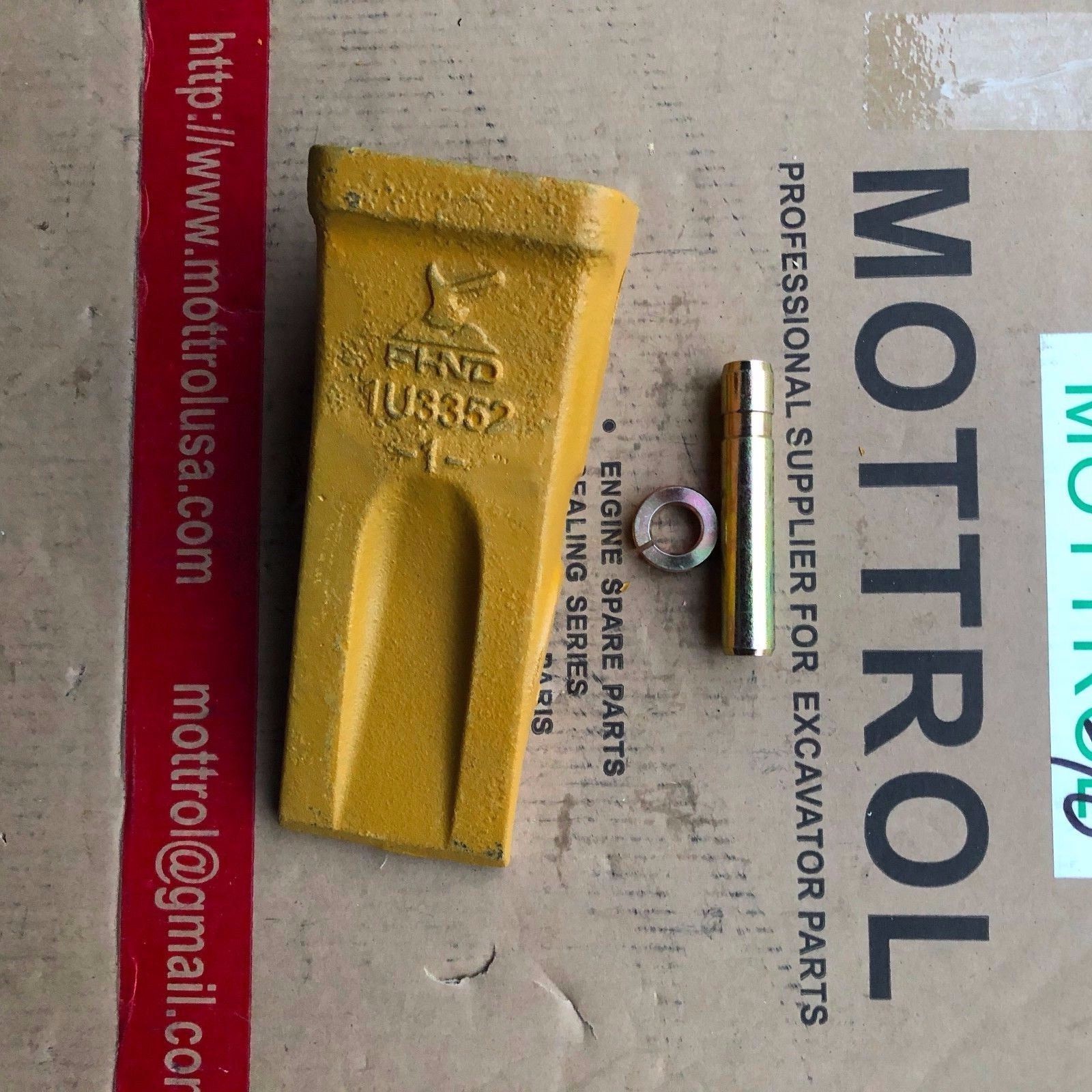 5 Pack 1U3352 1U-3352 J350 Bucket Tooth & 5 9J2358 Pins 5 8E6359 ...