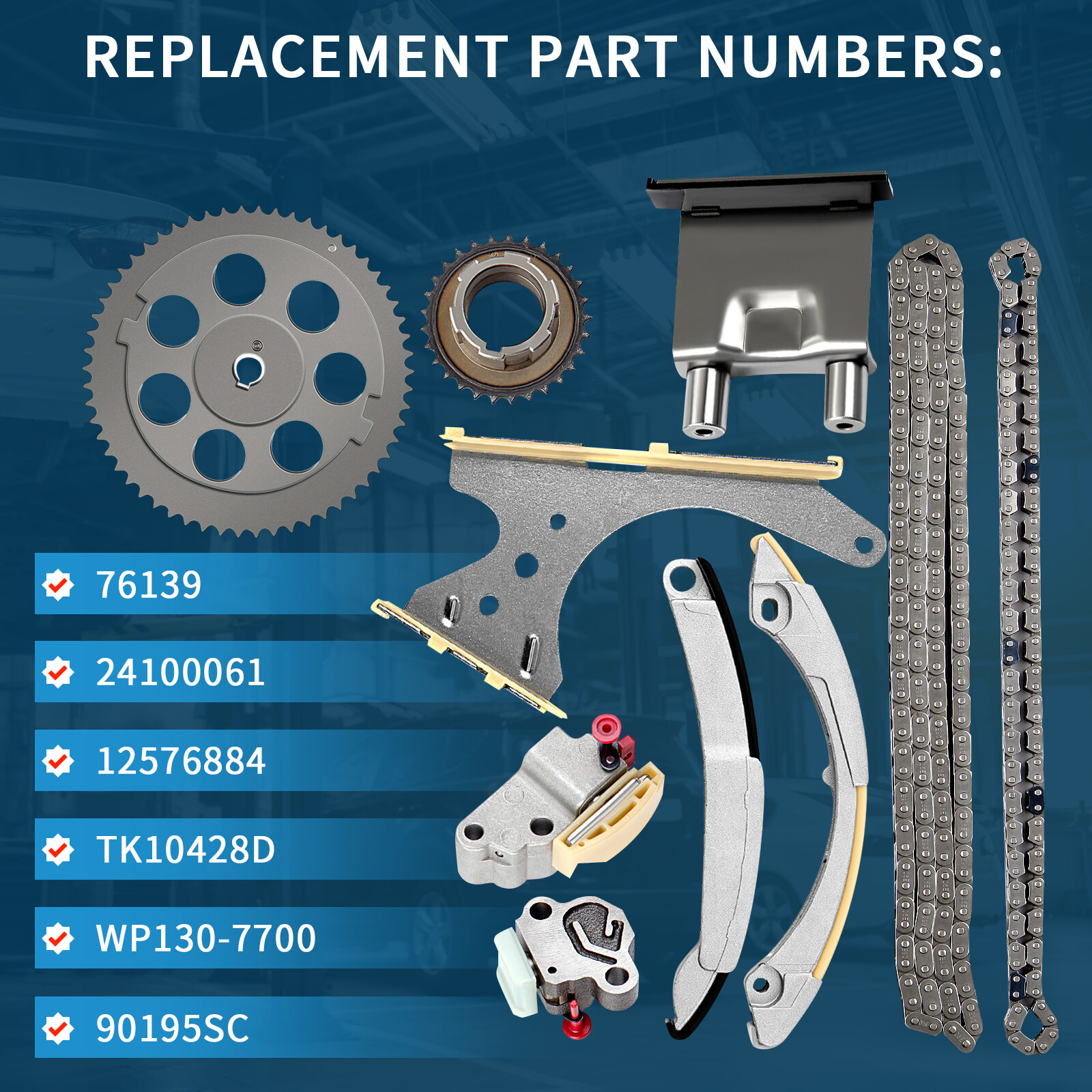 Timing Chain Kit For 04-06 Chevy Colorado GMC Canyon 2.8L L4 3.5L L5 ...