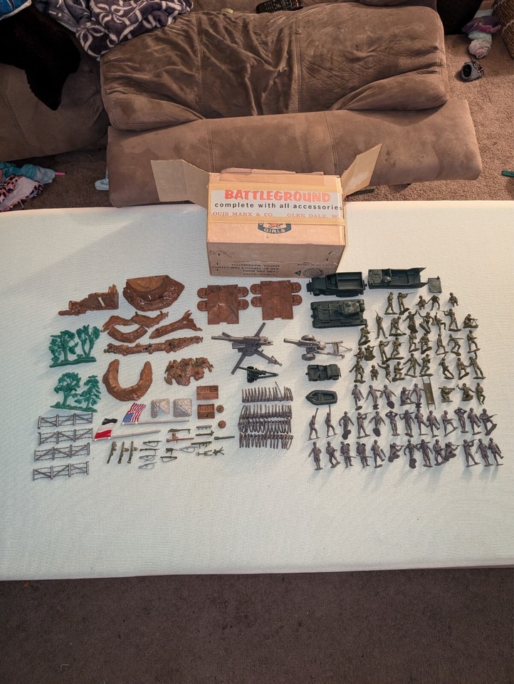 vintage marx battleground playset | eBay