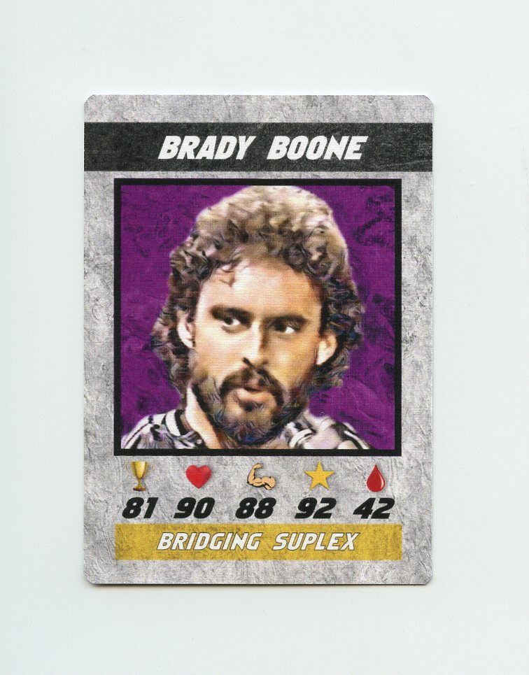 #TN06893 BRADY BOONE Territory O Wrestling Card | eBay