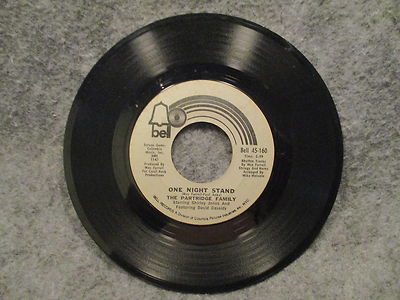 45 RPM 7" Record The Partridge Family Its One Of Those Nights Bell 45 ...