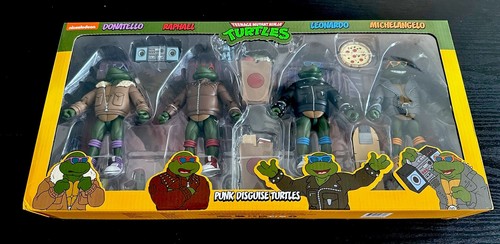 NECA TMNT Punk Disguise Turtles Haulathon 2024 Exclusive Action Figure ...