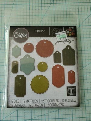 Tim Holtz By Sizzix Thinlits Dies Gift Tags # 662423 | eBay