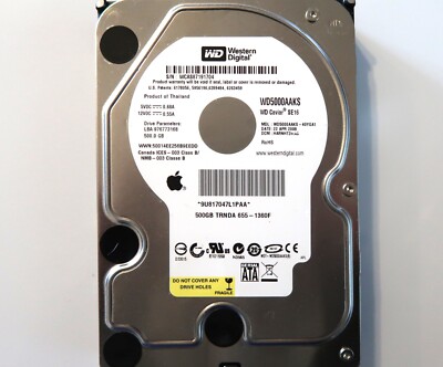 WD WD5000AAKS-40YGA1 HARNHT2MAB (WCAS) Thailand 500gb 3.5" Sata HDD ...
