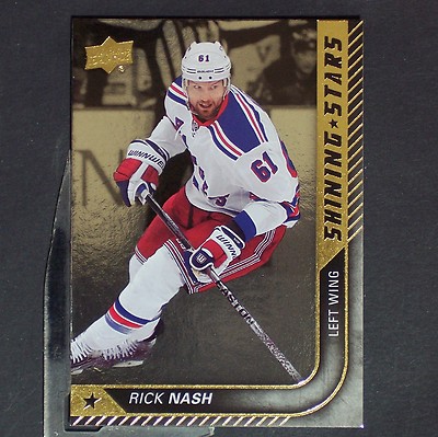 RICK NASH 2015/16 Upper Deck Shining Stars #SS39 New York Rangers | eBay