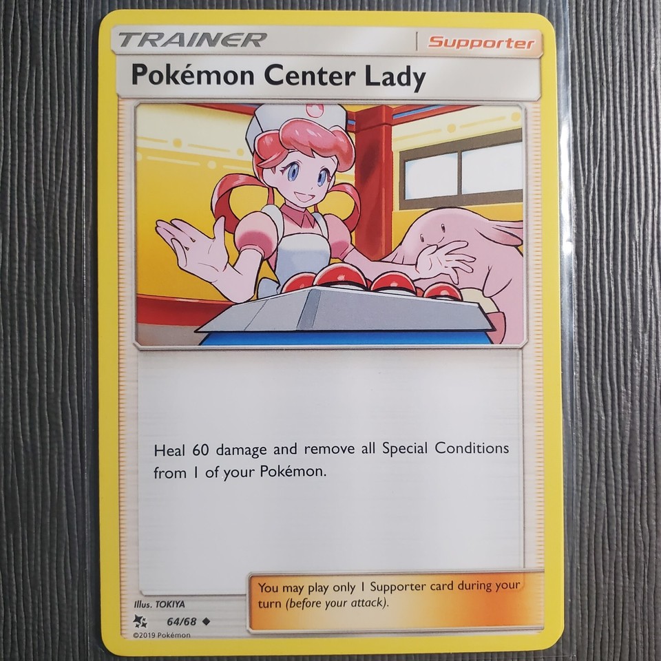 Pokemon TCG Pokemon Center Lady #64 Hidden Fates Trainer Uncommon MP | eBay