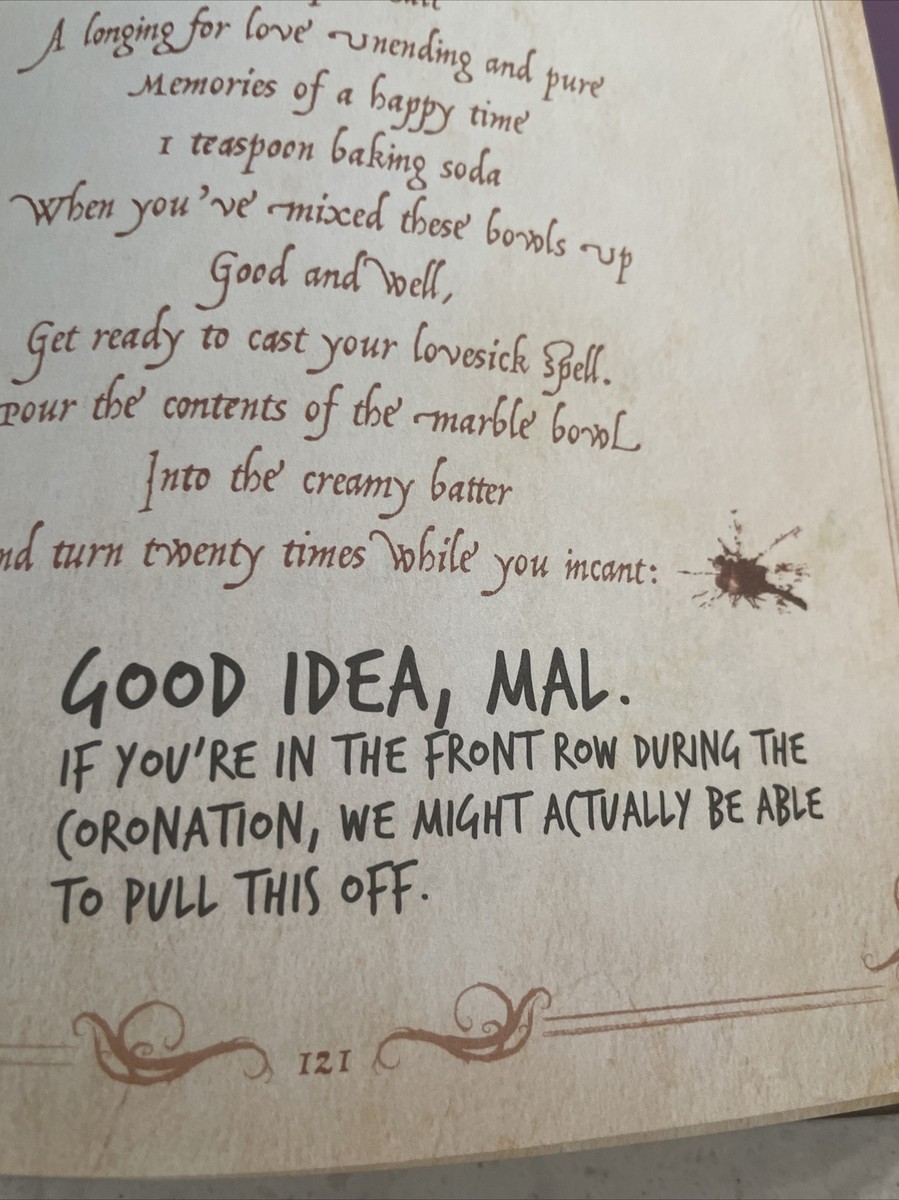 Mals Spell Book Inside Pages