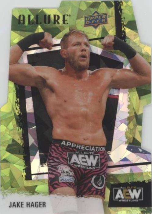 2022 Upper Deck Allure AEW - Jake Hager #75 Green Rainbow /99 for sale ...