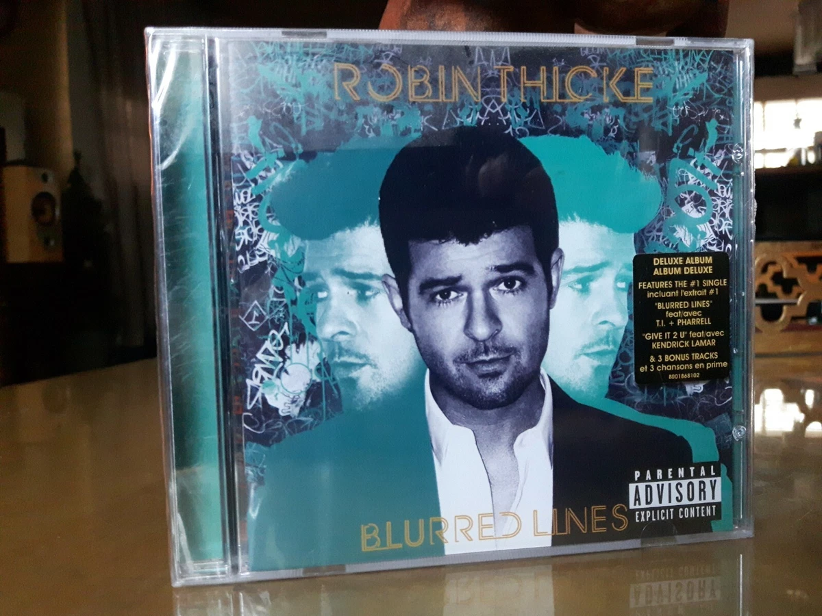 Robin Thicke Blurred Lines Deluxe Album Cover