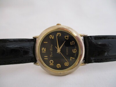 Fred Belay Women's Black Buckle Band Analog Watch | eBay