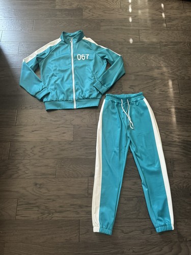 Squid Game 067 Uniform Track Suit Outfit Halloween Costume Adult - Size ...